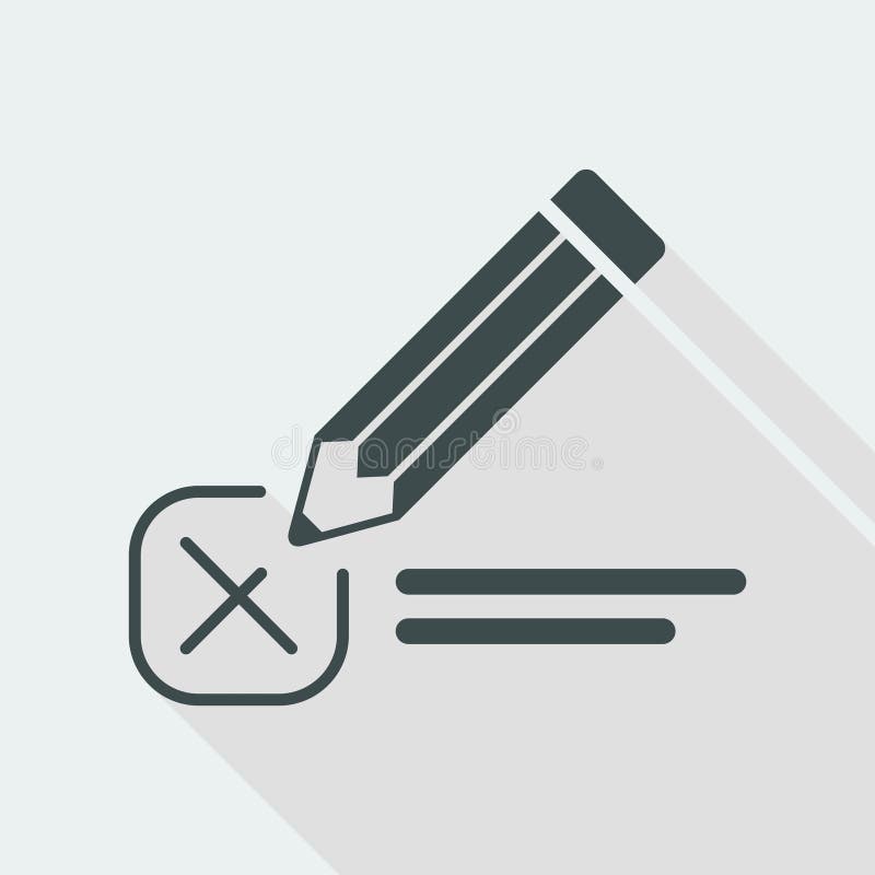 Check Option - Minimal Vector Icon Stock Vector - Illustration of mark ...