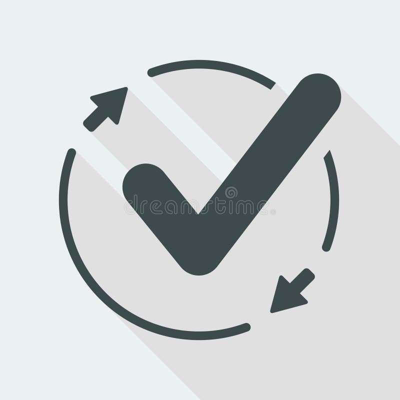 Chep Updates - Flat Minimal Icon Stock Vector - Illustration of round ...