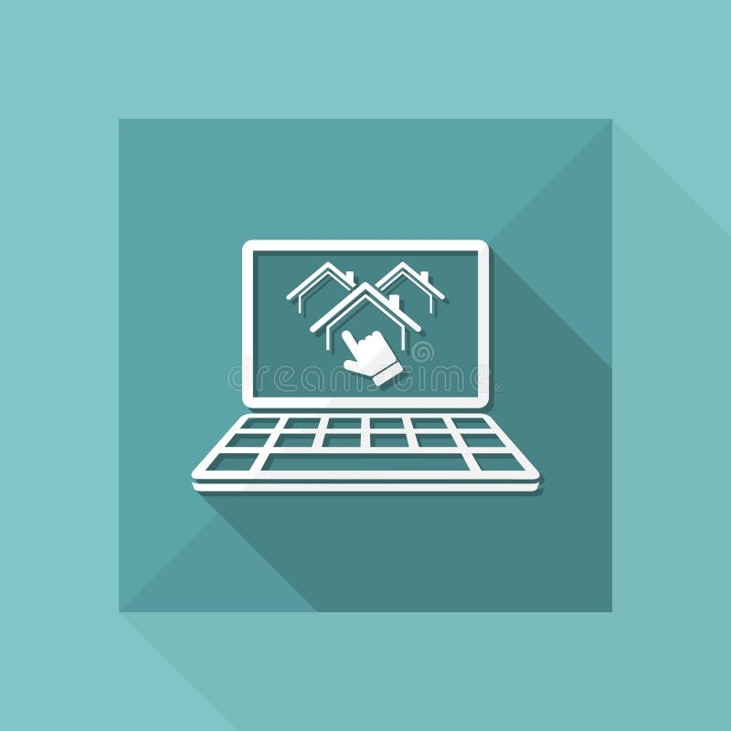 Choice of Home - Vector Icon for Computer Website or Application Stock ...