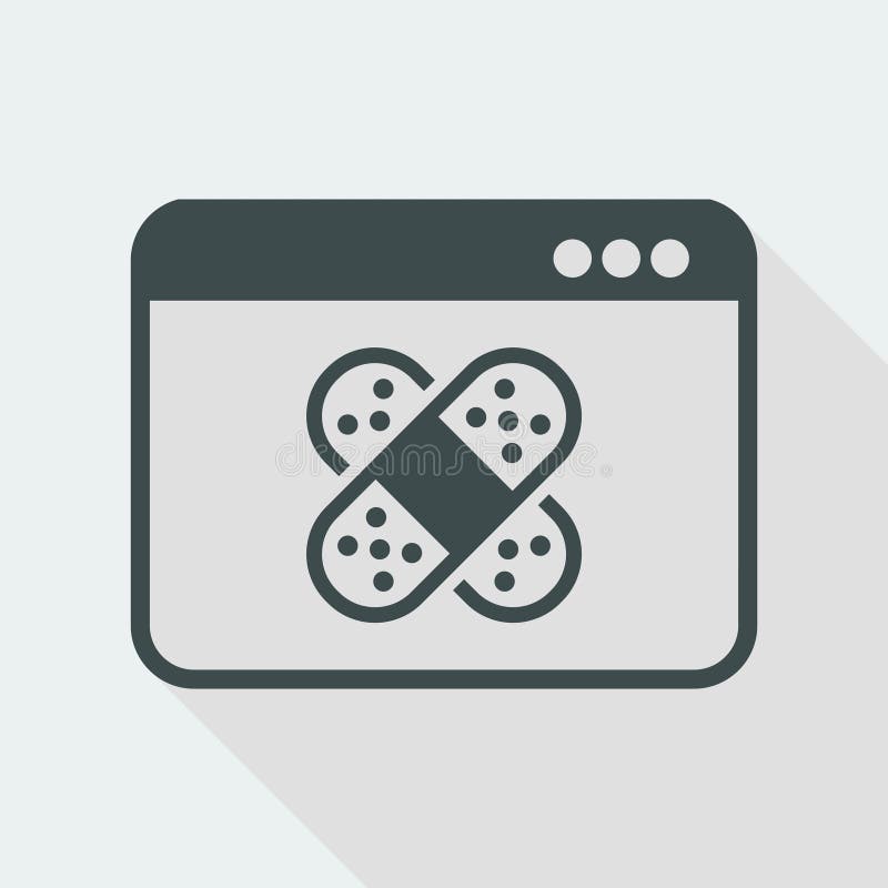 Computer Damaged - Vector Icon for Computer Website or Application ...