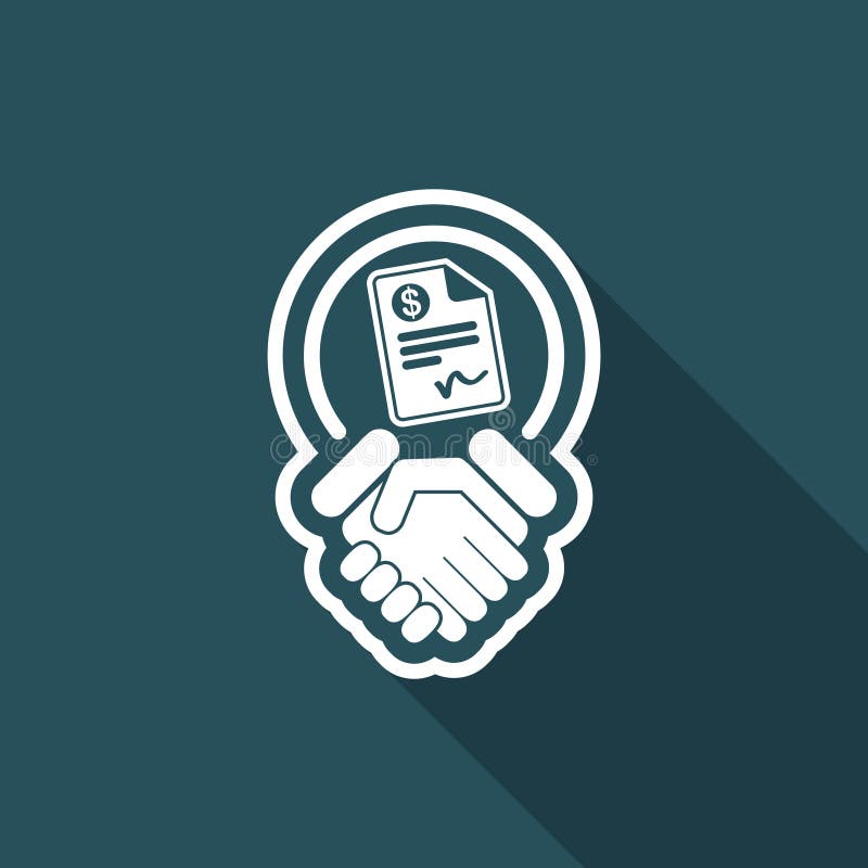 Conciliation payment stock vector. Illustration of firm - 118520645