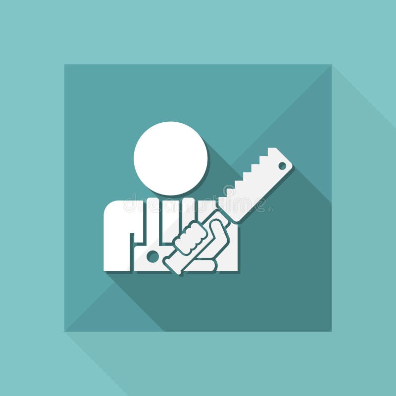 Craftsman icon stock vector. Illustration of human, farm - 117818917