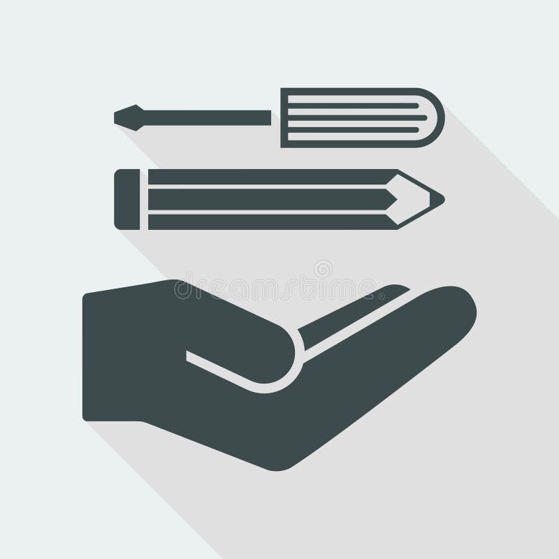 Custom Assistance Services Icon Stock Vector - Illustration of internet ...