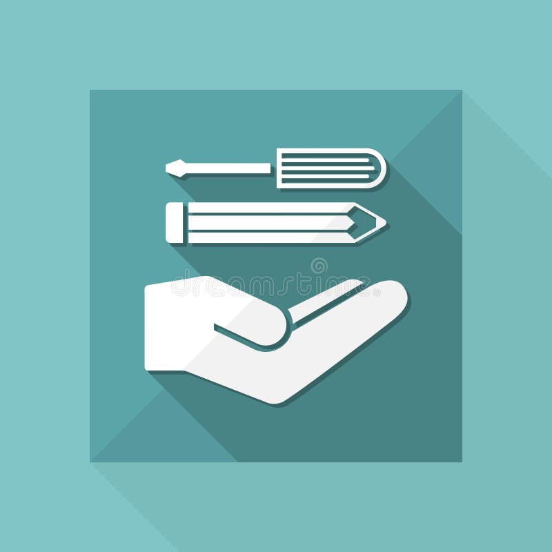 Custom Assistance Services Icon Stock Vector - Illustration of drawing ...