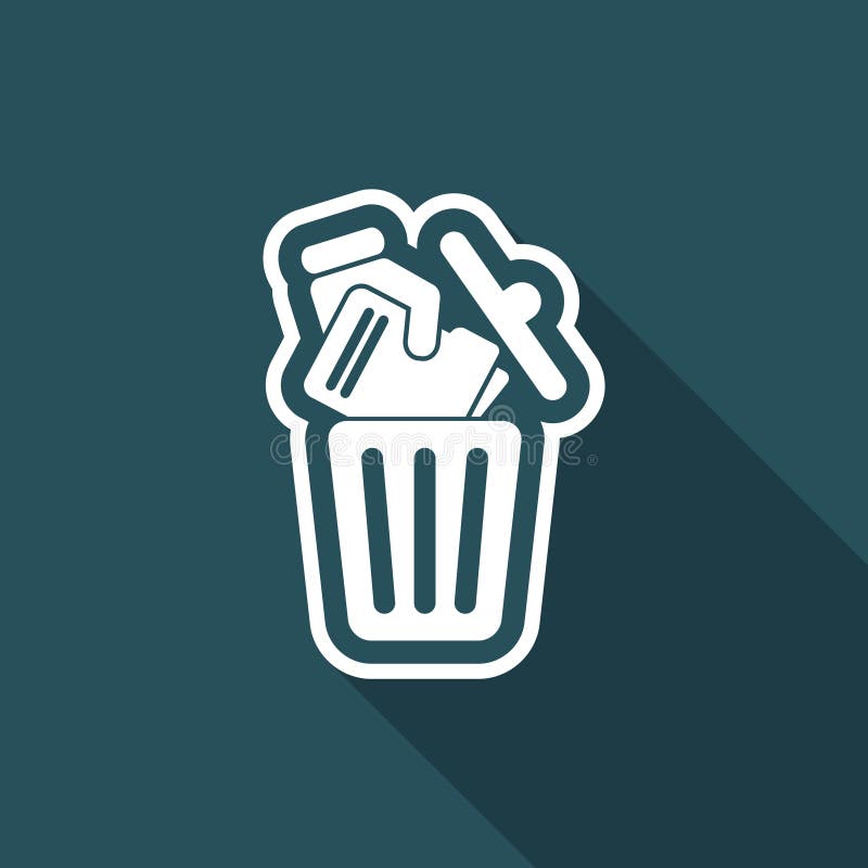 Deleting Documents From Folder Stock Illustration - Illustration of ... Deleting Documents From Folder Stock Illustration - Illustration of ...