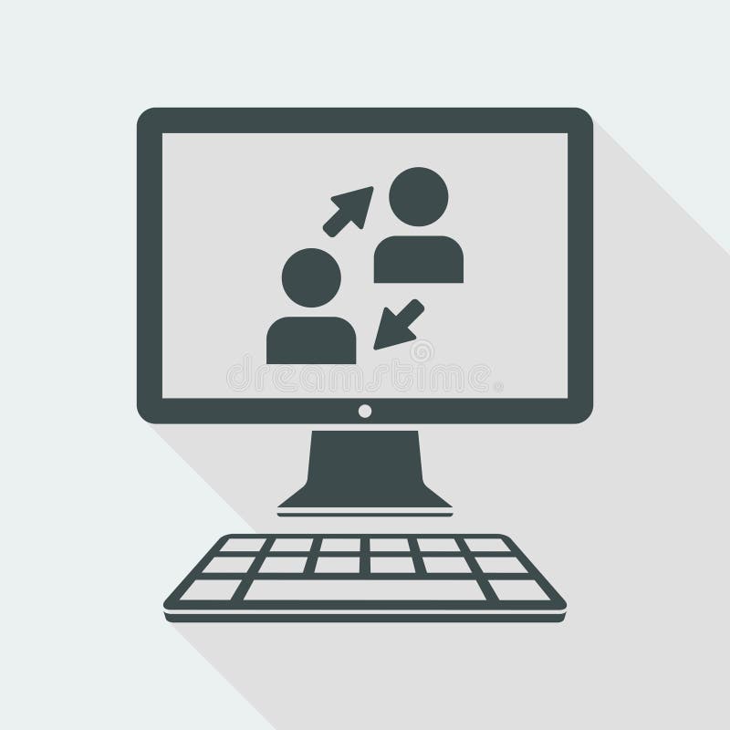 Digital Network - Vector Web Icon Stock Vector - Illustration of ...