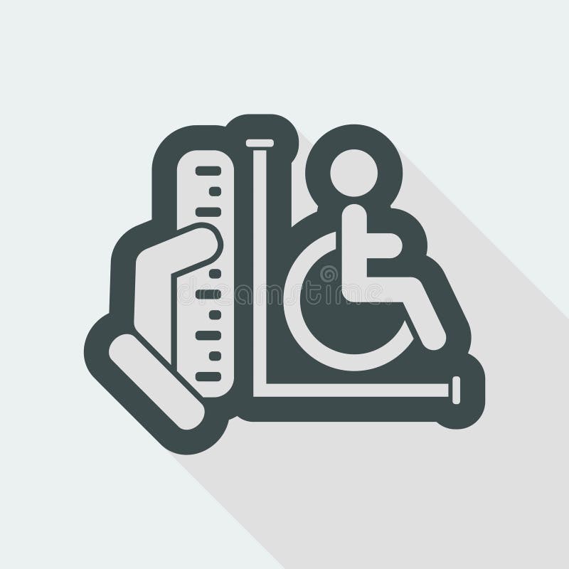 Disabled access area stock vector. Illustration of obligations - 117822184