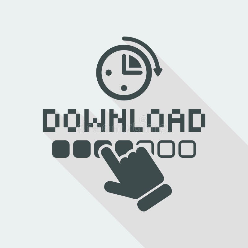 Download progress pc icon stock vector. Illustration of update - 117817691