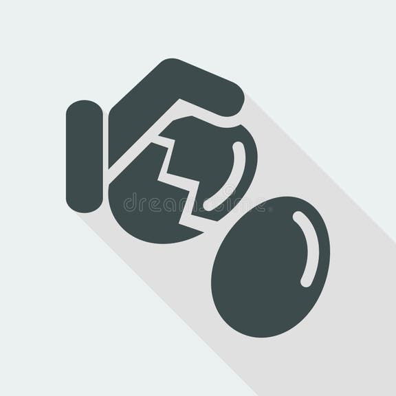 Eggs break stock vector. Illustration of oval, damage - 117819614