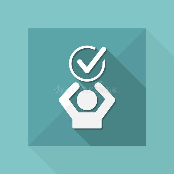 Express Agreement - Vector Web Icon Stock Vector - Illustration of ...