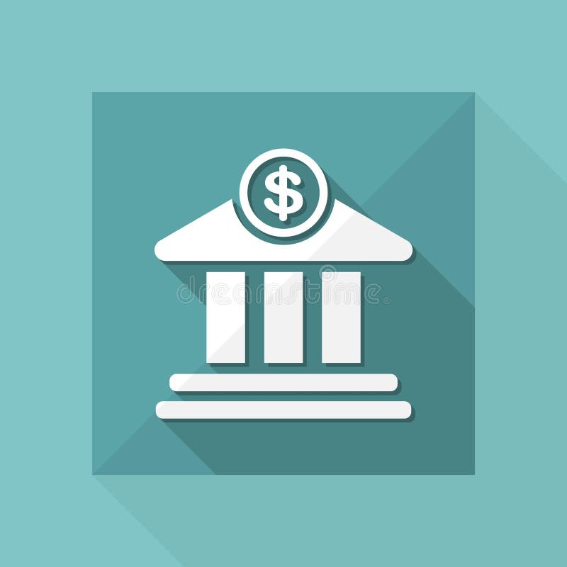 Financial Services Flat Icon Stock Vector - Illustration of balance ...