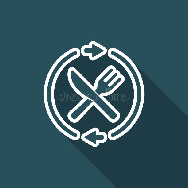 Full Fooding Services - Vector Web Icon Stock Vector - Illustration of ...