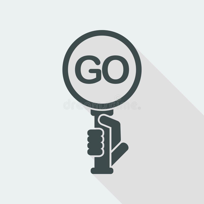 Go signal stock vector. Illustration of notice, policeman - 117819177