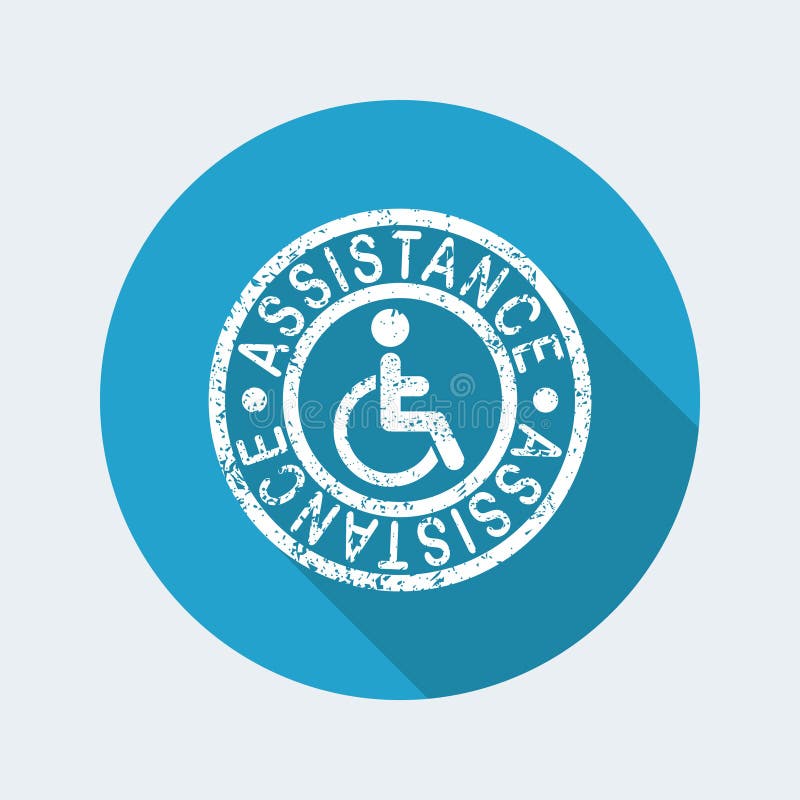 Handicap icon stock vector. Illustration of handicap, help - 9910347