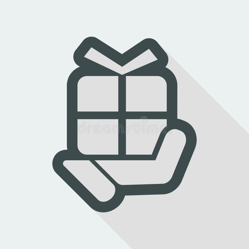 Handing a gift stock vector. Illustration of christmas - 118516563