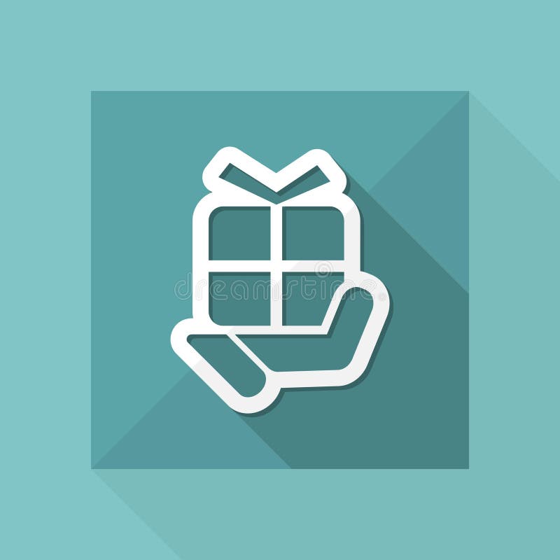 Handing a gift stock vector. Illustration of celebrate - 119146627