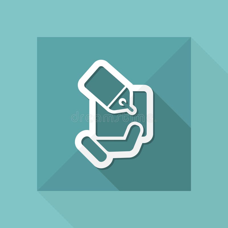 Handing a gift icon stock vector. Illustration of gift - 119146305