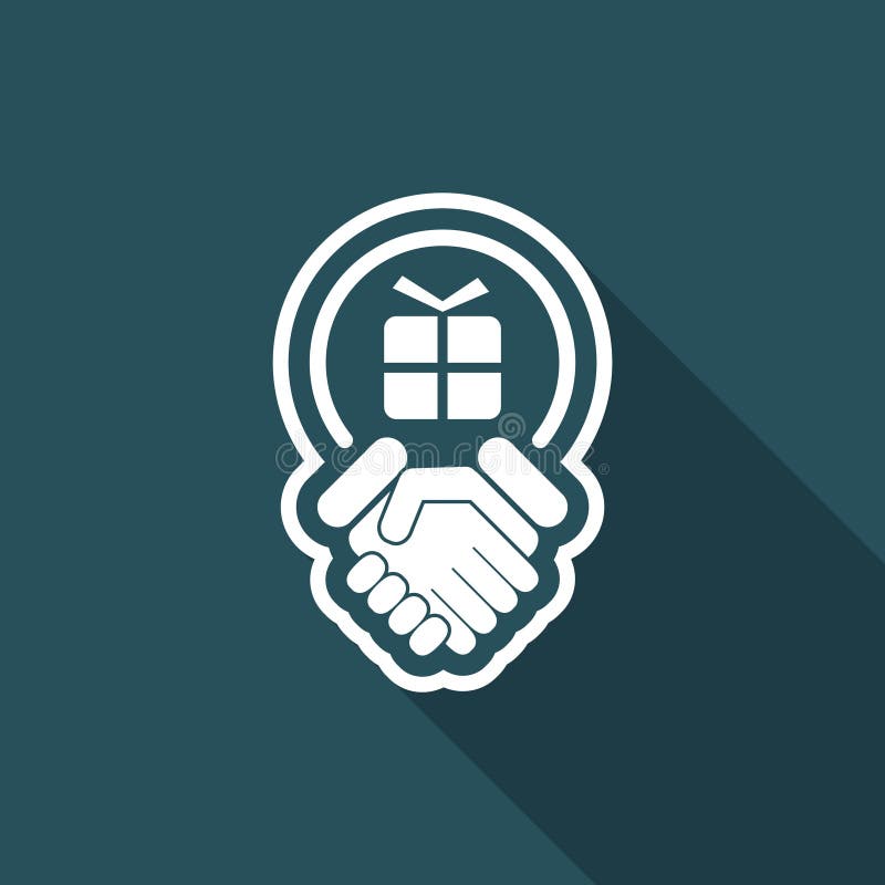 Handshake Gift Stock Illustrations – 1,331 Handshake Gift Stock ...