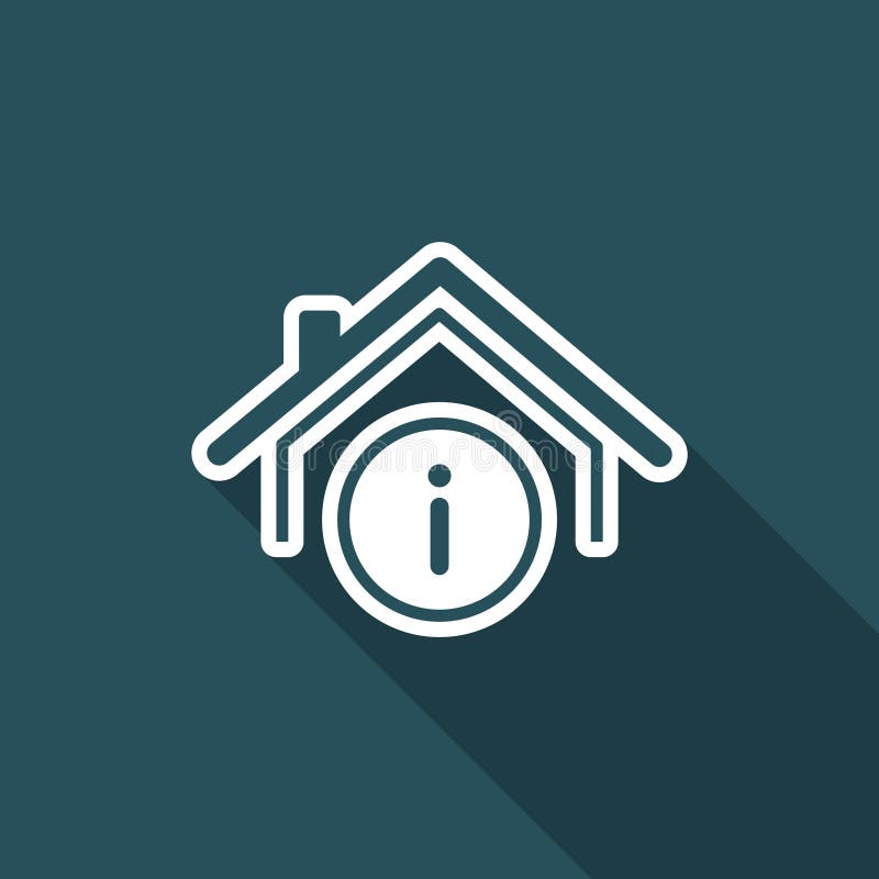 Home Information - Vector Web Icon Stock Vector - Illustration of ...
