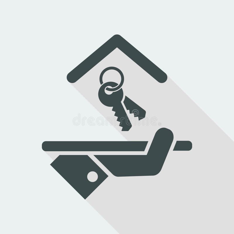 Hotel icon. Keys. stock vector. Illustration of motel - 117820177