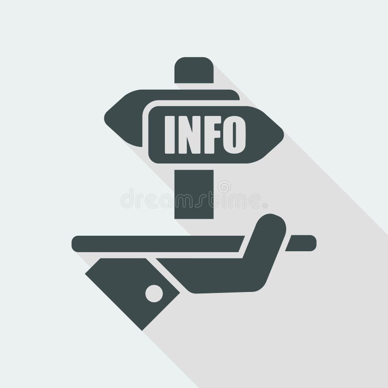 Info Services - Vector Web Icon Stock Vector - Illustration of symbol ...