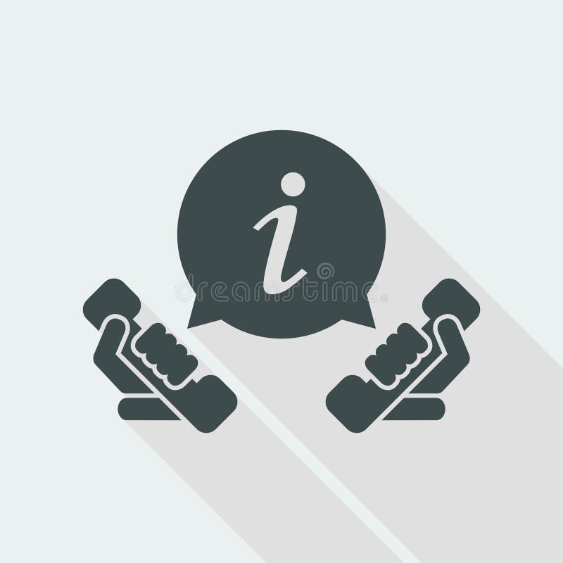 Infoline icon stock vector. Illustration of center, assistance - 117819241