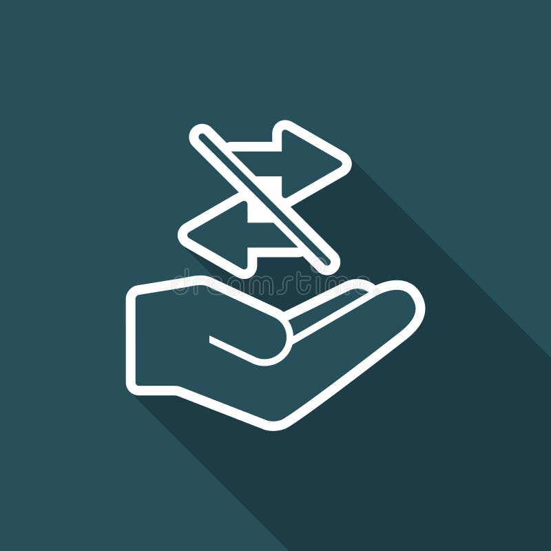 Interchange Service - Minimal Vector Icon Stock Vector - Illustration ...