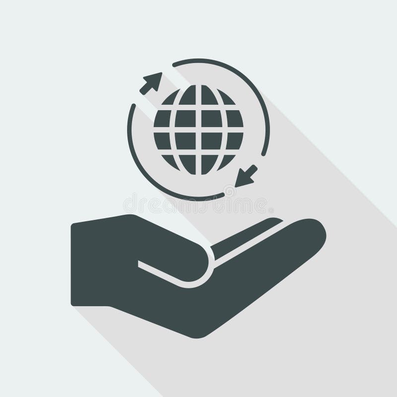 International Services - Minimal Vector Icon Stock Vector ...