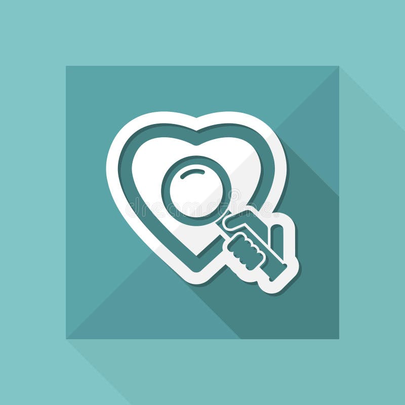 Love search stock vector. Illustration of girlfriend - 119147338