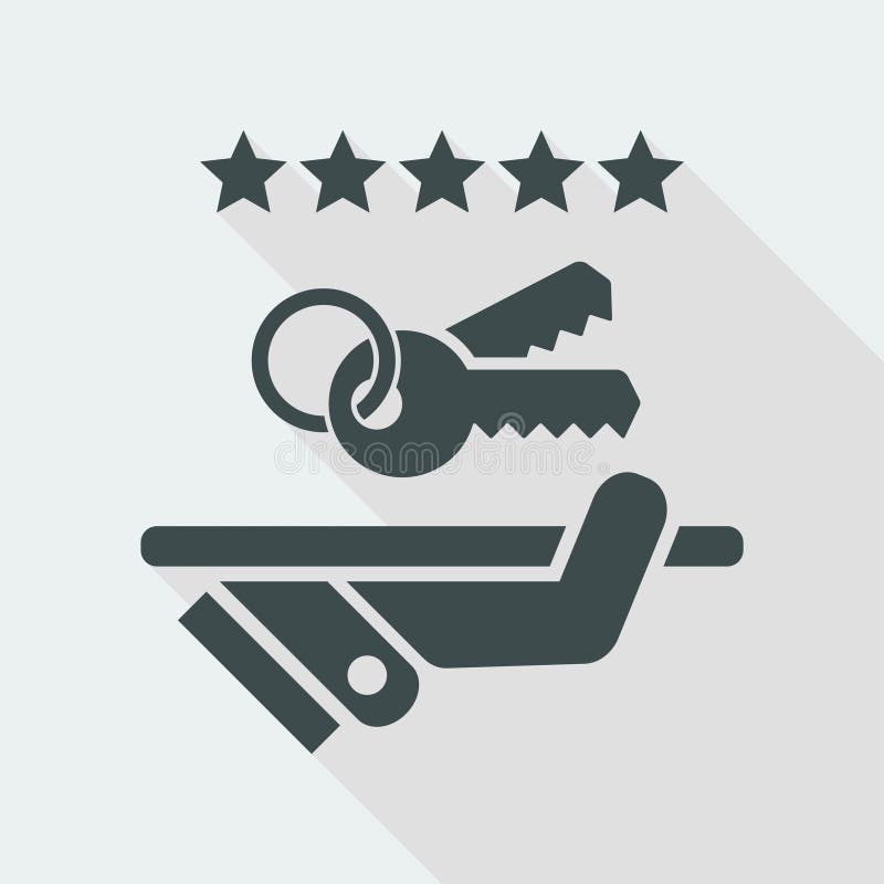 Luxury service icon. Keys. stock vector. Illustration of luxurious ...
