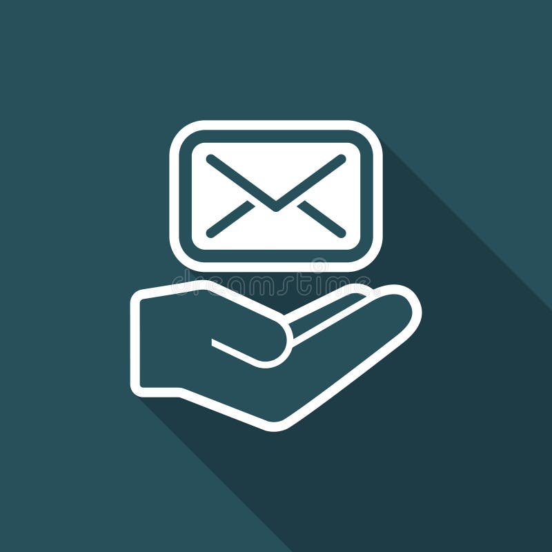 Mail Services - Minimal Vector Icon Stock Vector - Illustration of ...