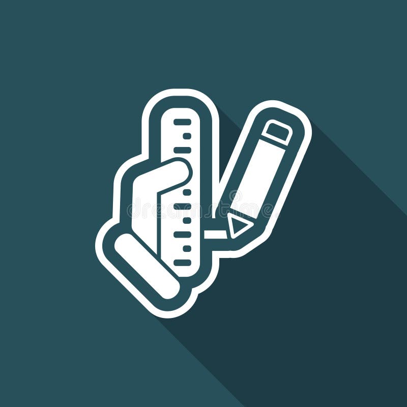 Measurement icon stock vector. Illustration of isolated - 118517310