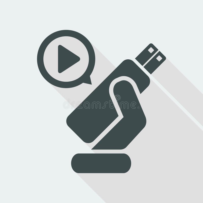 Multimedia usb stock vector. Illustration of icon, copy - 117818780