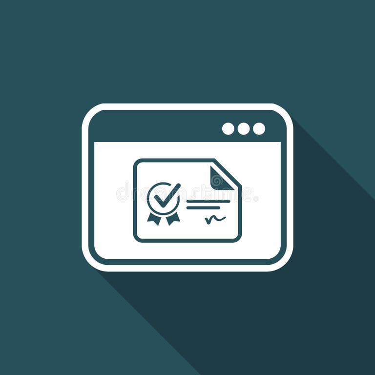 Certification Vector Icon Stock Illustrations – 13,916 Certification ...