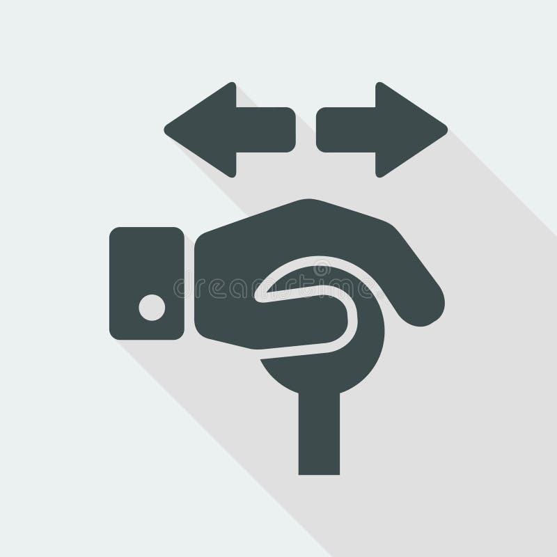 Operating lever icon stock vector. Illustration of minimal - 119155696