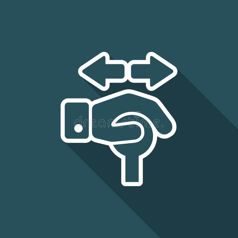 Operating lever icon stock vector. Illustration of minimal - 119155696