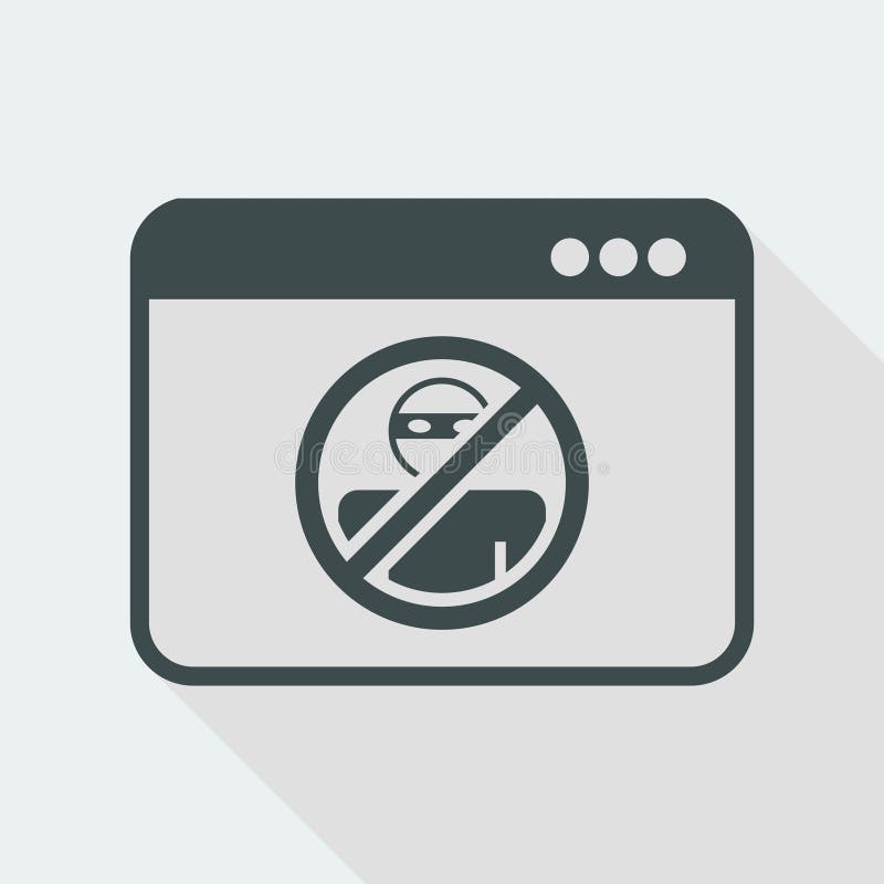 Pc Protection - Vector Flat Icon Stock Vector - Illustration of defense ...