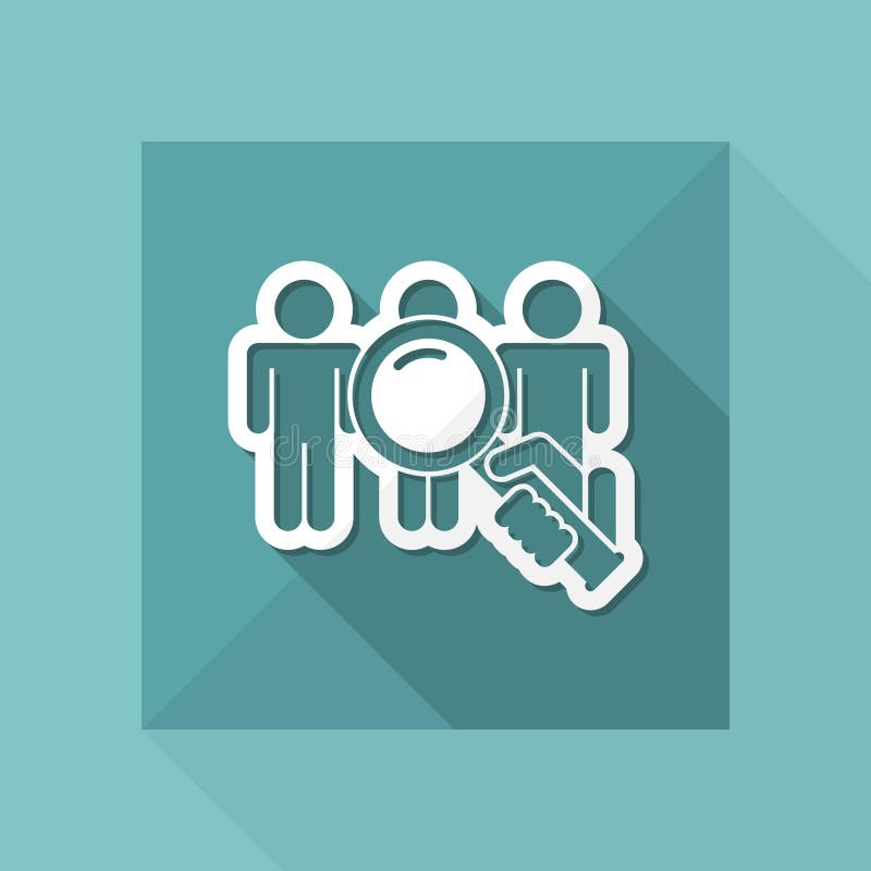 People selection icon stock vector. Illustration of focus - 117822154