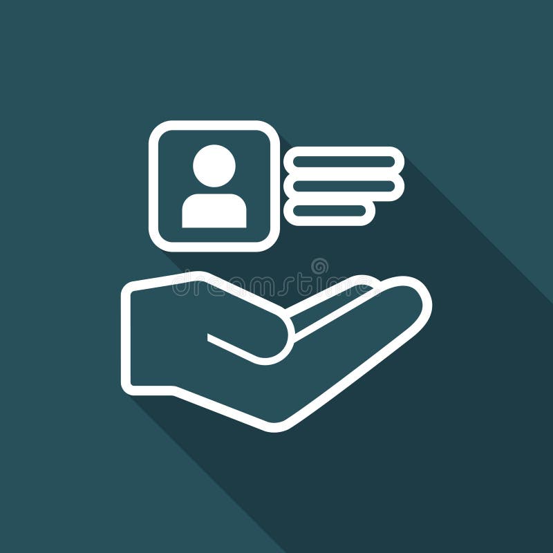 Personal Account on Web Store Stock Vector - Illustration of online ...