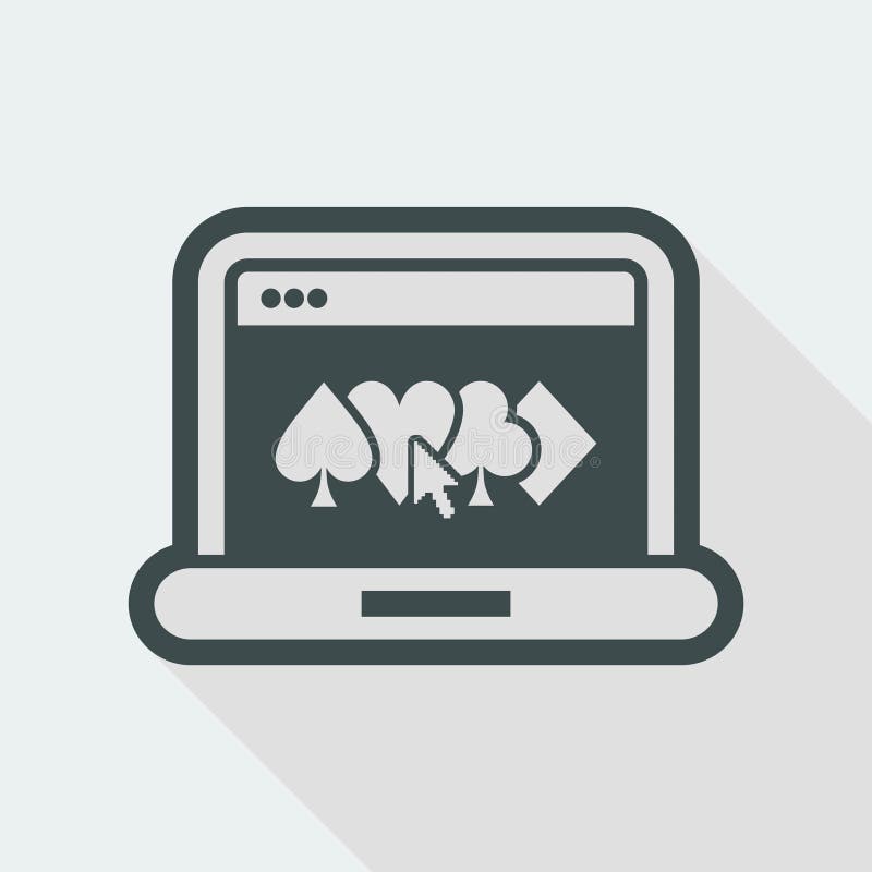 Poker game icon stock vector. Illustration of gaming - 117820989