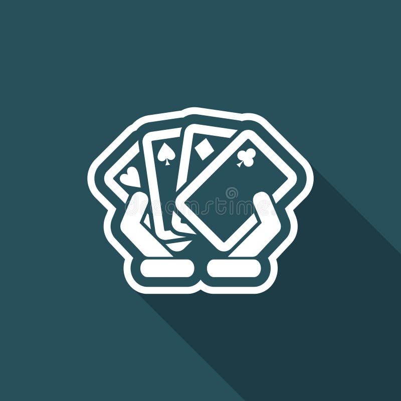Poker game icon stock vector. Illustration of playing - 118519406