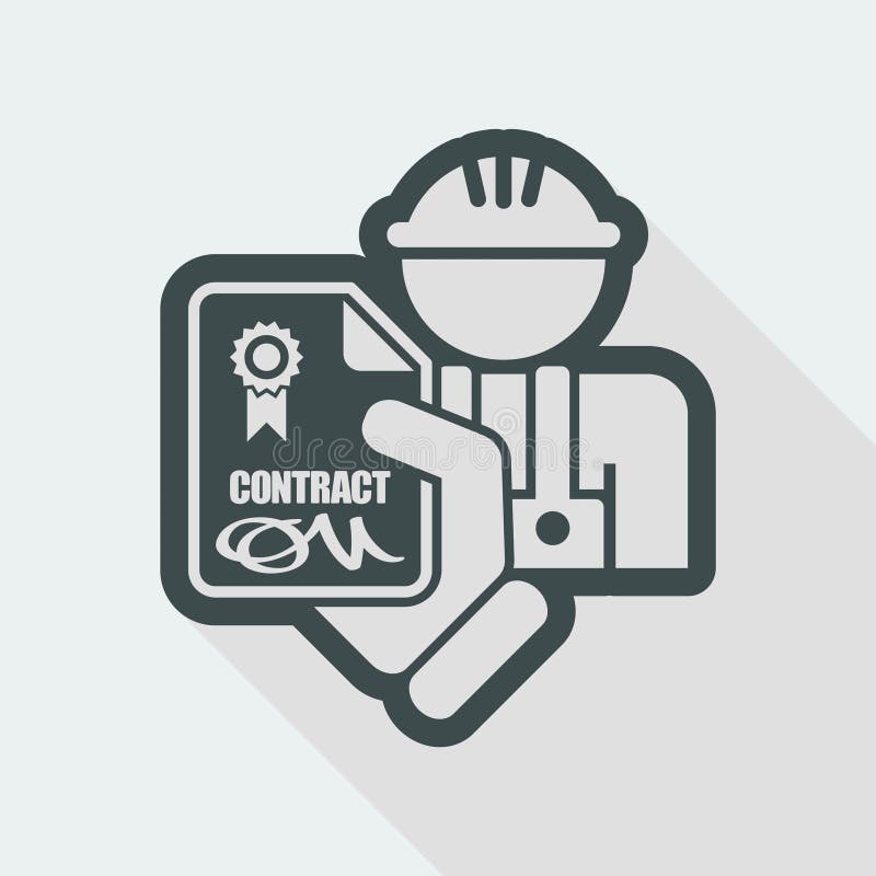 Professional contract stock vector. Illustration of economic - 117822370