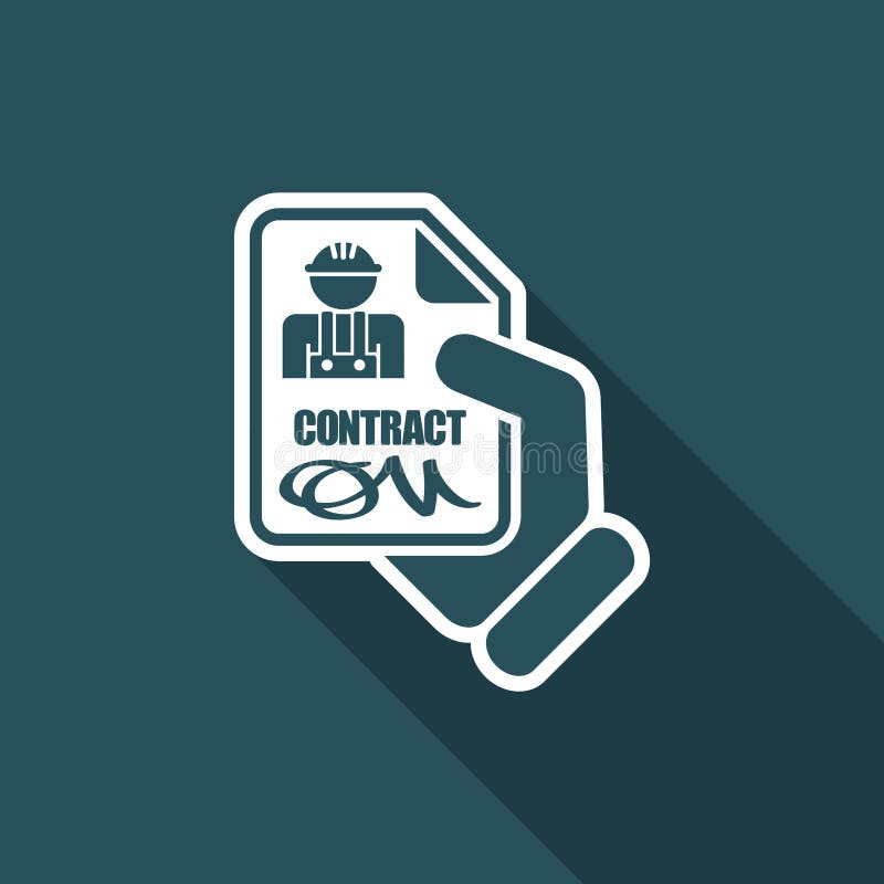 Professional contract stock vector. Illustration of employee - 118517541