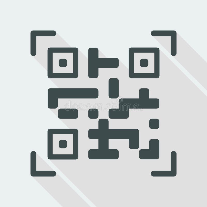 QR code icon stock vector. Illustration of qrcode, flat - 117823457