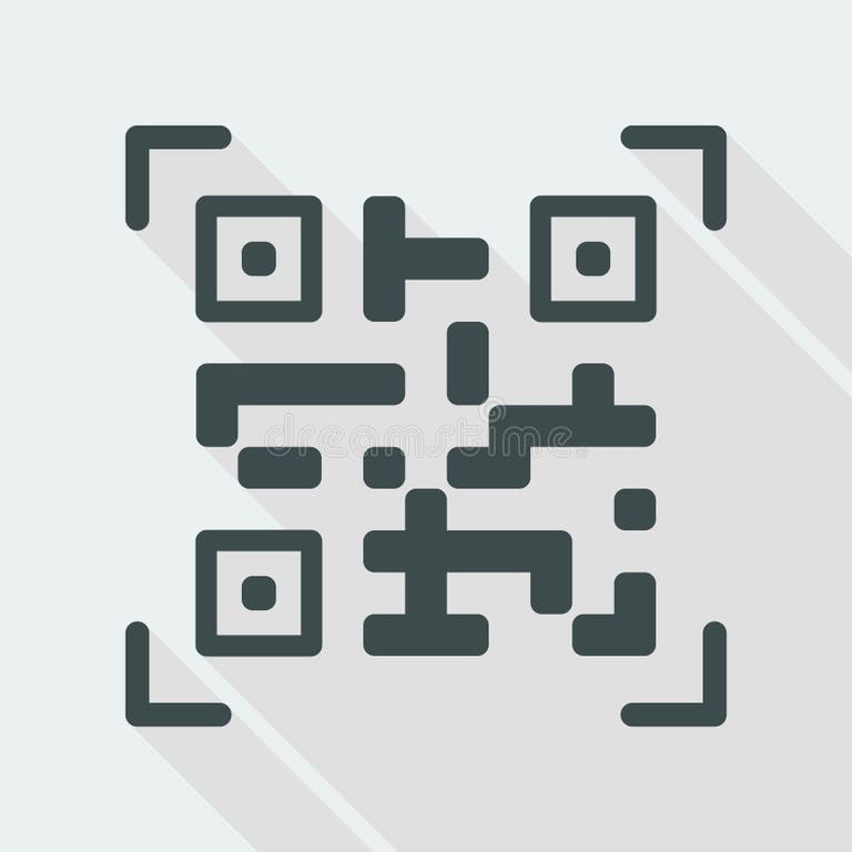 QR code icon stock vector. Illustration of qrcode, flat - 117823457