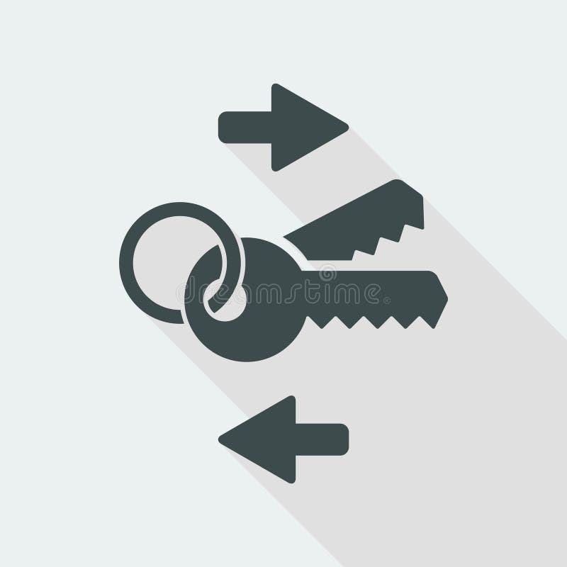 Safe Transfer - Flat Minimal Icon Stock Vector - Illustration of safety ...