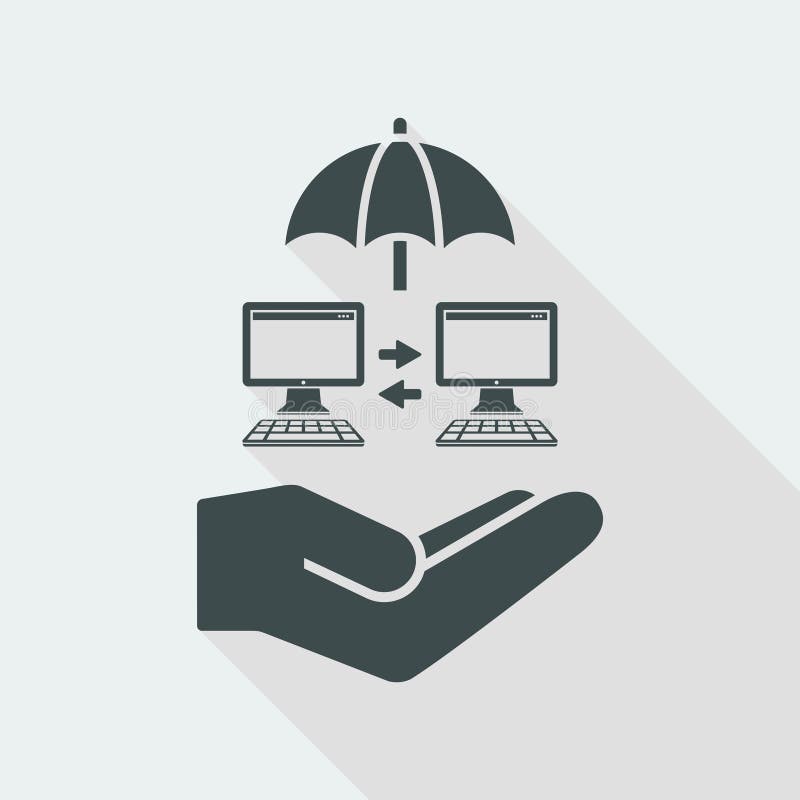 Secure Network - Minimal Vector Icon Stock Vector - Illustration of ...