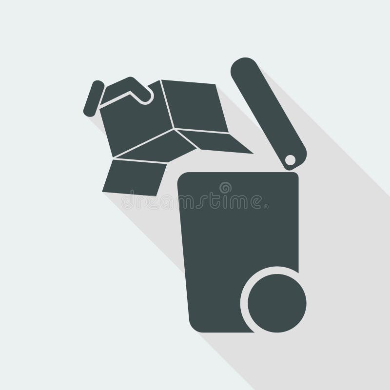Separate Waste Collection Icon Stock Vector - Illustration of concept ...
