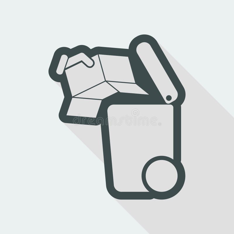 Separate Waste Collection Icon Stock Vector - Illustration of deposit ...