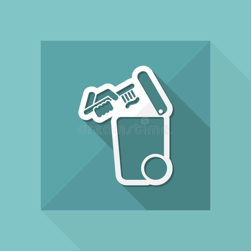 Separate Waste Collection Icon Stock Vector - Illustration of category ...